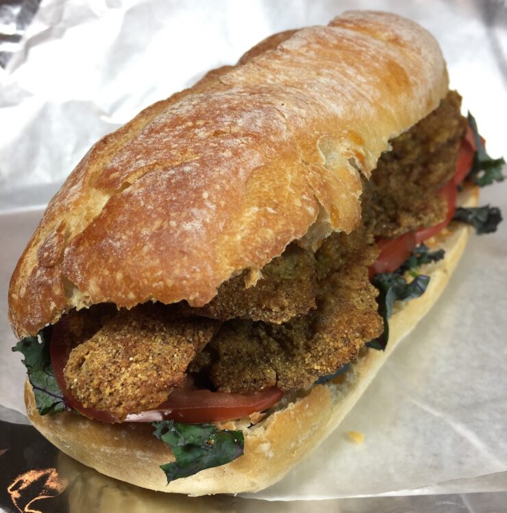 Oyster Mushroom Po Boy - Savour the Trip