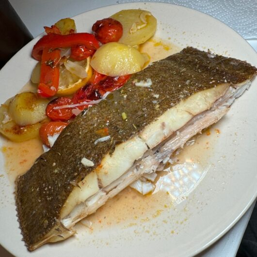 Oven-Roasted Brill with Mediterranean Vegetables: Fresh Fish for ...